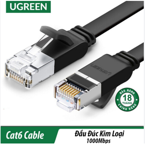 Cáp mạng Cat6 UTP 24AWG/32AWG RJ45 UGREEN NW101 Chiều dài từ 0.5-10m Phân Phối Chính Hãng ...
