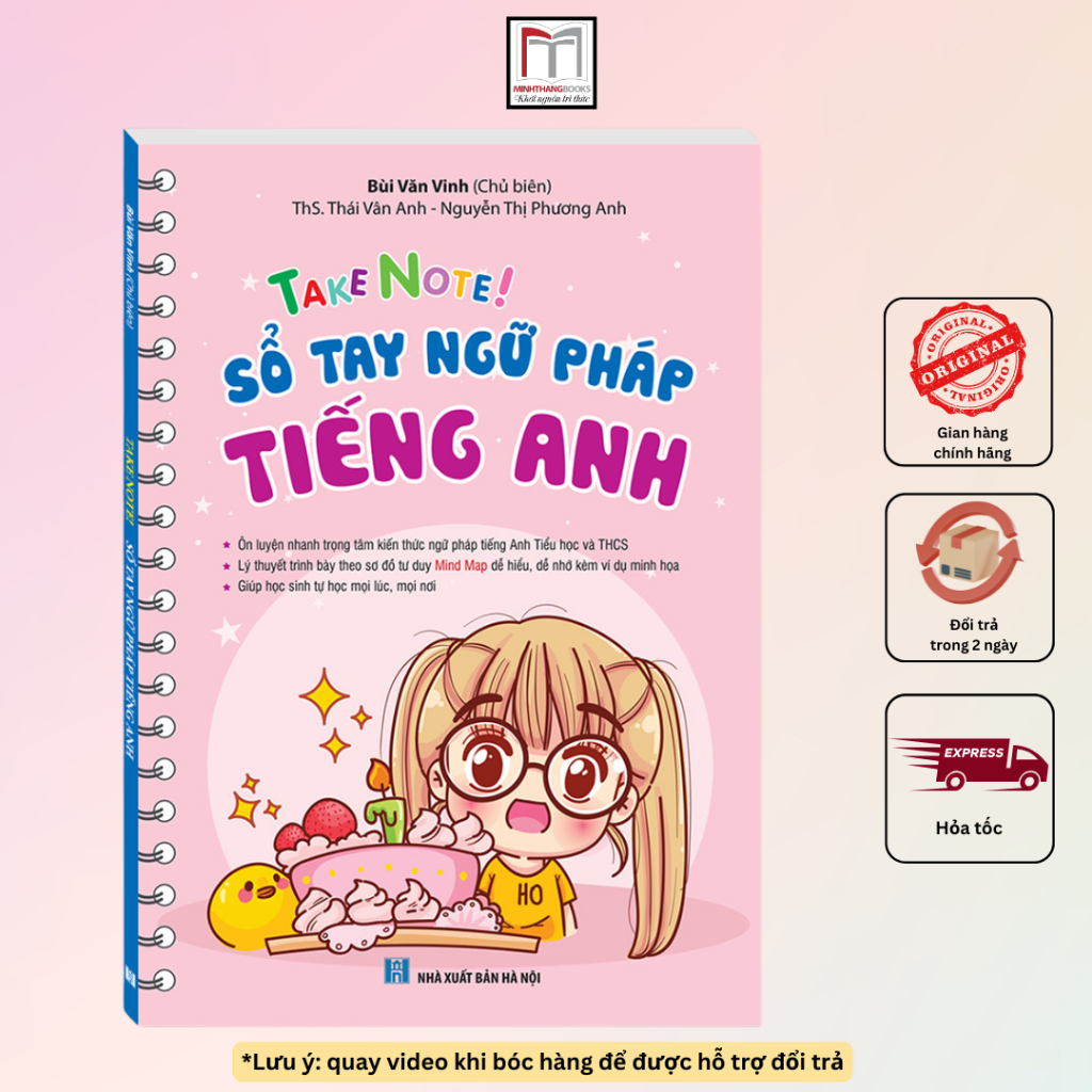 Sách - TAKE NOTE ! Sổ tay ngữ pháp tiếng anh (Không lò xo) ngữ pháp ...