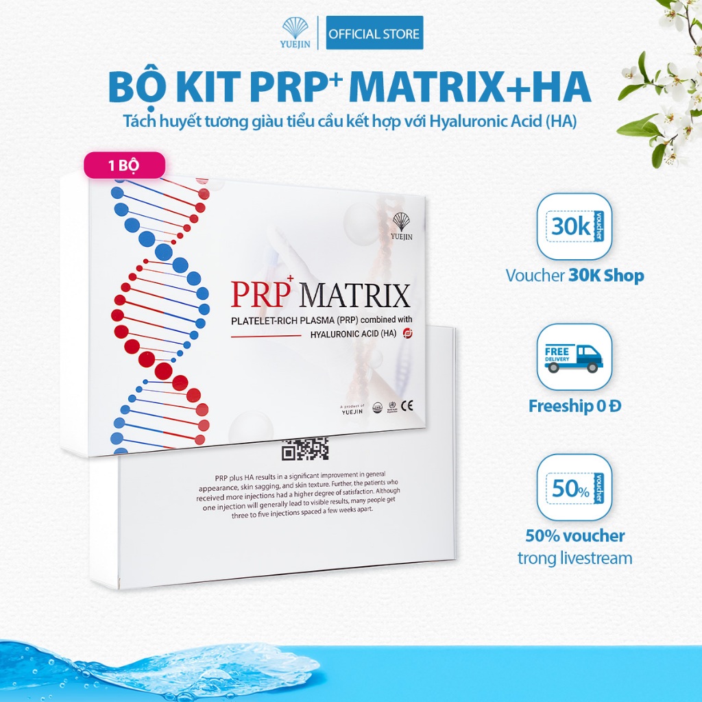 Bộ Kit PRP tích hợp HA mang lại hiệu quả căng bóng - Huyết Tương Giàu ...