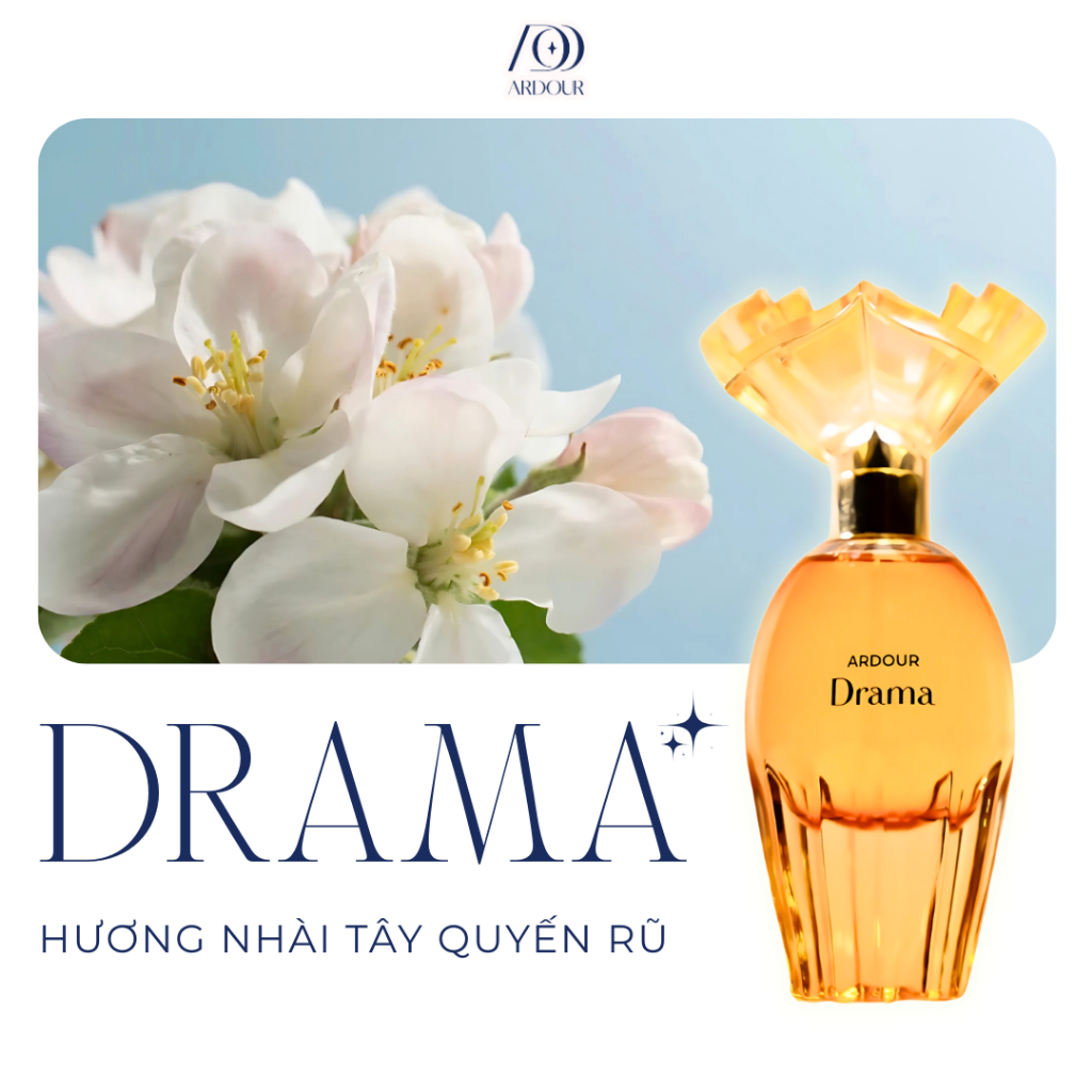 Nước Hoa Nữ DRAMA ARDOUR Hương Nhài Tây Quyến Rũ, Lôi Cuốn, Gợi Cảm ...