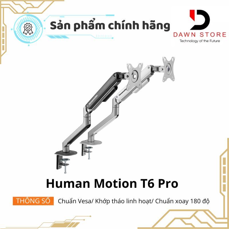 Giá đỡ màn hình Human Motion T6 Pro/ T6 Pro Dual | Shopee Việt Nam