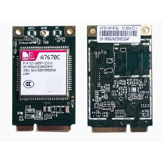 SIMCOM A7670C-PCIEA Mô-đun truyền thông dữ liệu IoT 4G cat1, module sim ...