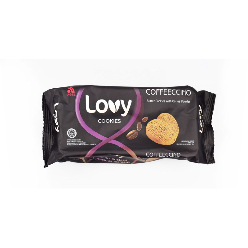 BÁNH QUY VỊ CÀ PHÊ LOVY COOKIES COFFEECCINO 80G | Shopee Việt Nam