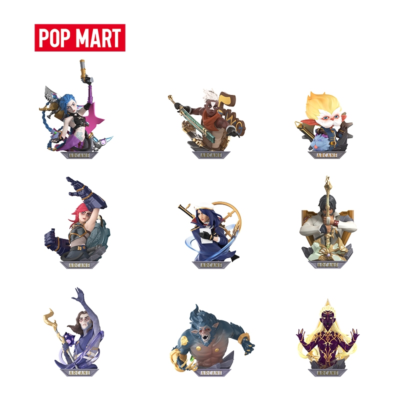 POP MART League of Legends: Arcane Series Figures Blind Box - Whole Set ...