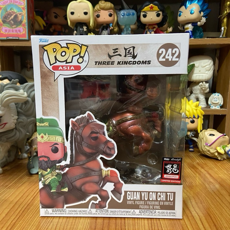 [Metallic] Funko Asia - Guan Yu on Chi Tu (Quan Vũ Cưỡi Ngựa Xích Thố ...