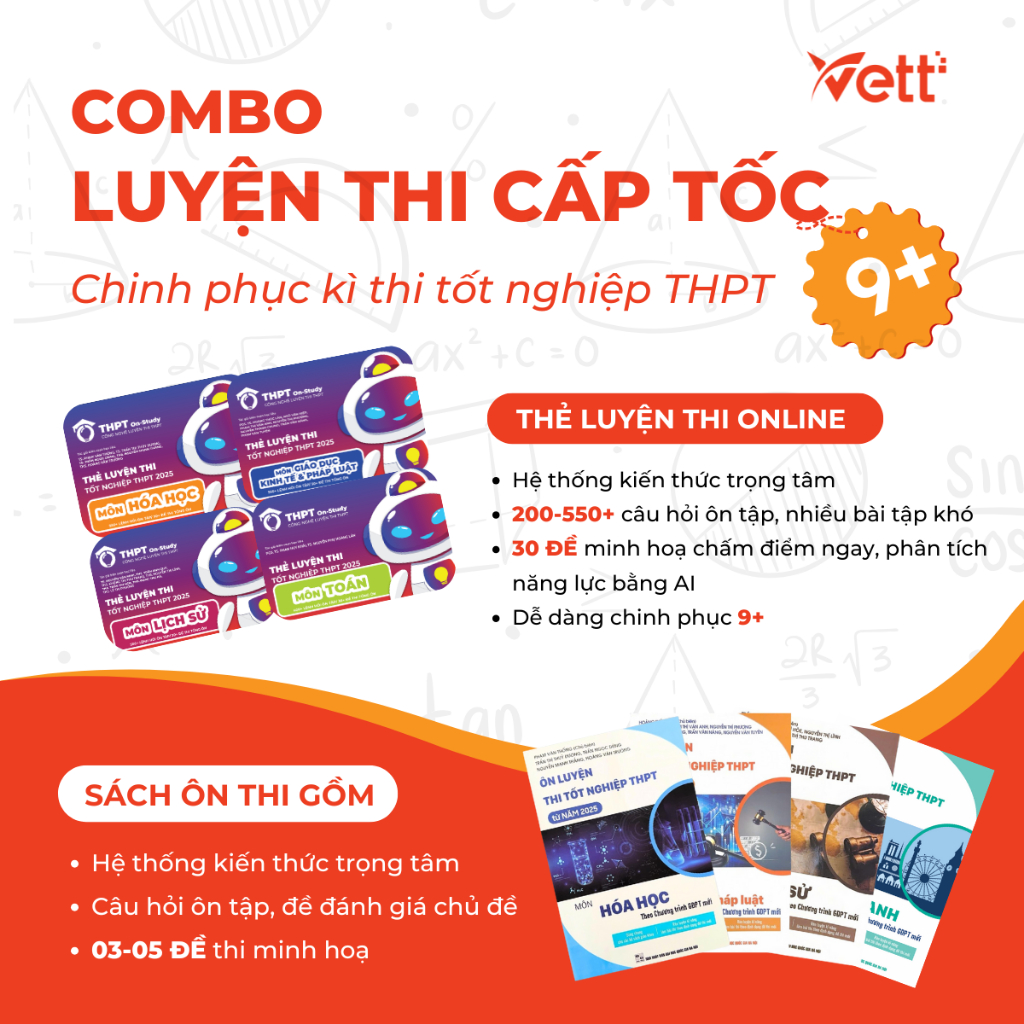COMBO SÁCH VÀ BỘ 30 ĐỀ MINH HOẠ ONLINE ÔN THI TỐT NGHIỆP THPTQG 2025, Chinh Phục 9++ Cho 2K7 ...