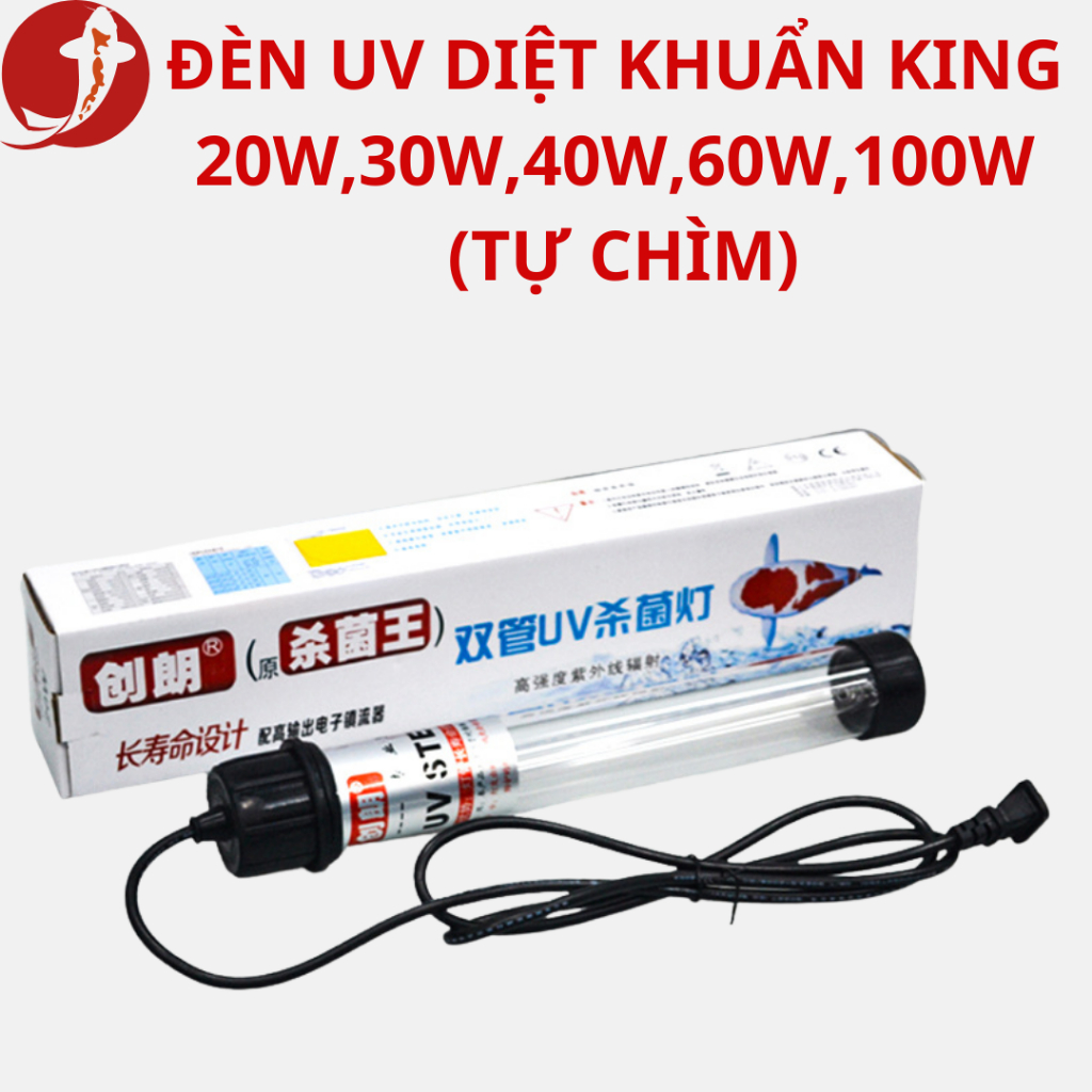 Đèn UV King 30W, 40W, 100W Tự Chìm - Giải Pháp Diệt Khuẩn Hoàn Hảo Cho ...