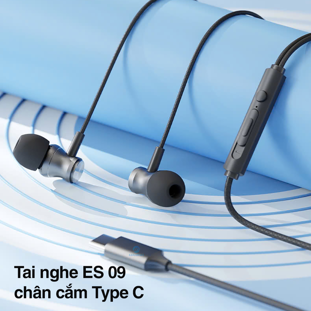 Tai nghe có dây có mic Rockspace ES09 chuẩn cắm TypeC dành cho ip15 ...