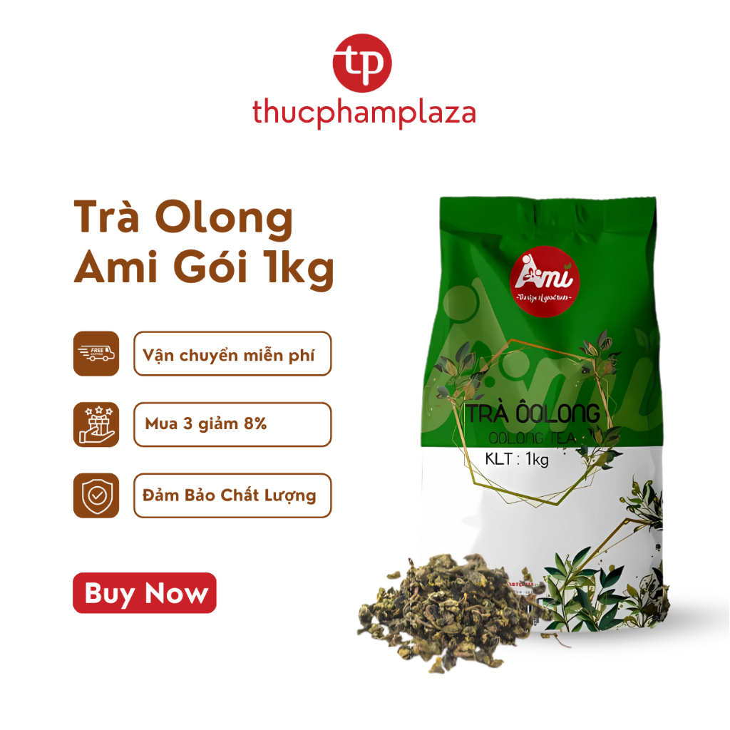 Trà Oolong AMI gói 1kg - phù hợp trà trái cây , trà olong , trà sữa ...
