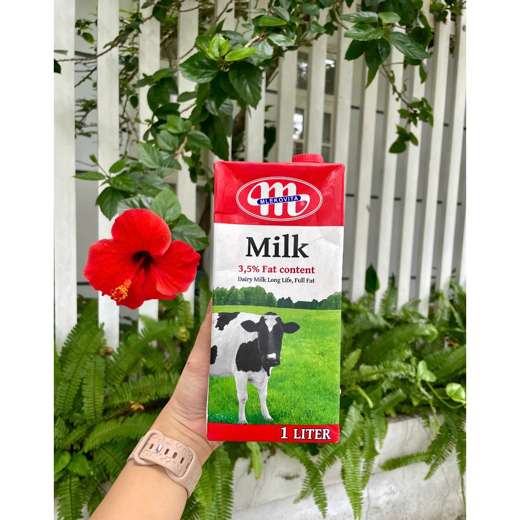 Sữa tươi Mlekovita Full Cream 1L 3,5% béo | Shopee Việt Nam