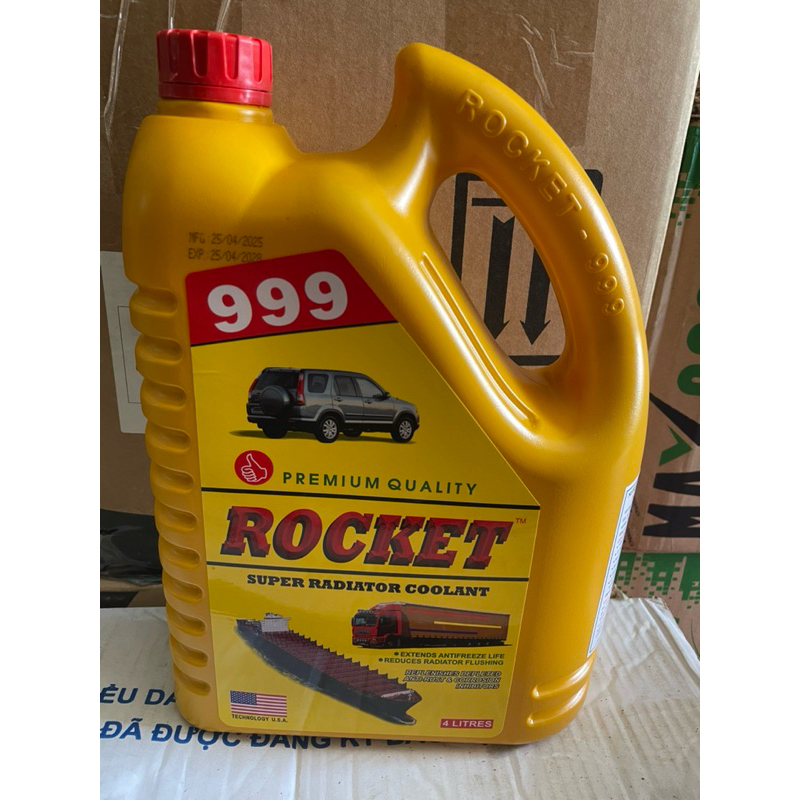 Nước Làm Mát Rocket 999 Premium ĐỎ - 4 Lít Chính Hãng | Shopee Việt Nam