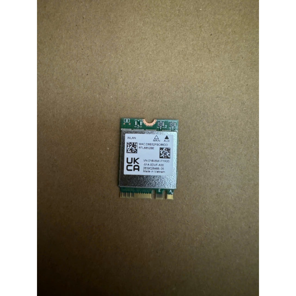 Card Wifi Realtek RTL8852AE AW-XB547NF M.2 wifi card, Wifi 6, 1800M, có ...