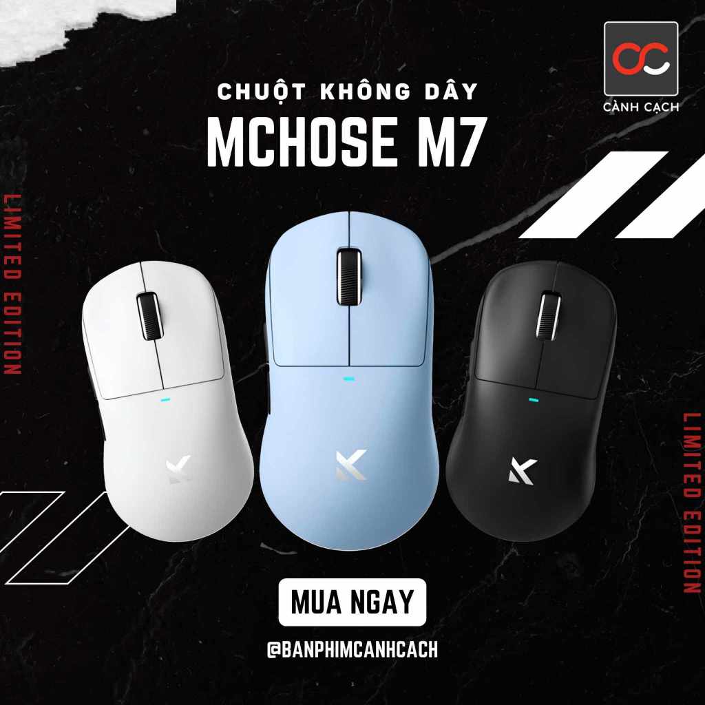 Chuột Gaming Mchose M7 / M7 Pro / M7 Ultra Wireless - Thiết kế công thái học | Shopee Việt Nam