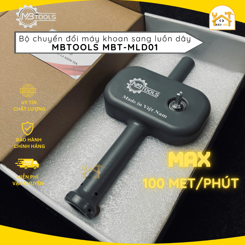 Dụng cụ xỏ dây mồi và luồn dây điện qua ống điện, ống ruột gà đi âm tường MBTools, MBT-MLD01 ...