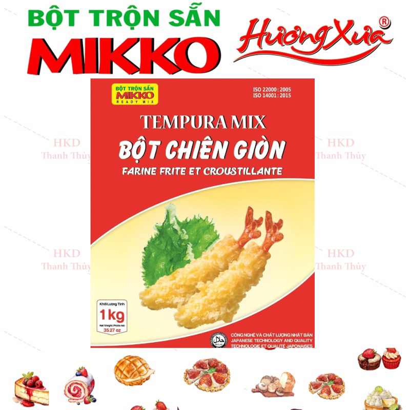 Bột chiên Tempura 1kg Mikko Hương Xưa. | Shopee Việt Nam