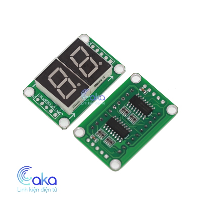 Mạch hiển thị Led 7 đoạn 74HC595 2-Digit Display 0.56 Inch | Shopee ...