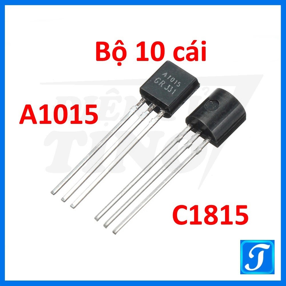[Combo] Transistor NPN C1815 , PNP A1015 / Linh kiện bán dẫn 0.15A 50V | Shopee Việt Nam