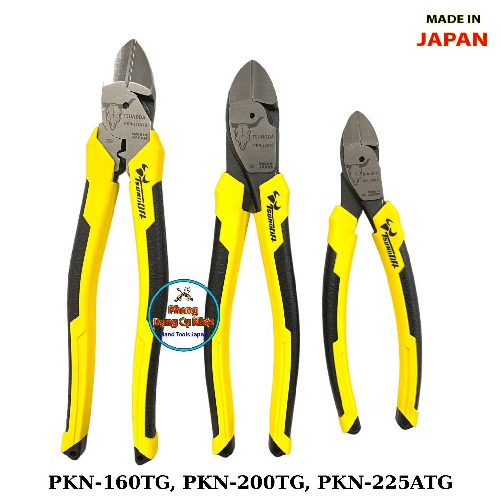 Kìm cắt dây cứng cán đúc Tsunoda Nhật Bản PKN-160TG/ PKN-200TG/ PKN-225ATG Chính hãng | Shopee ...