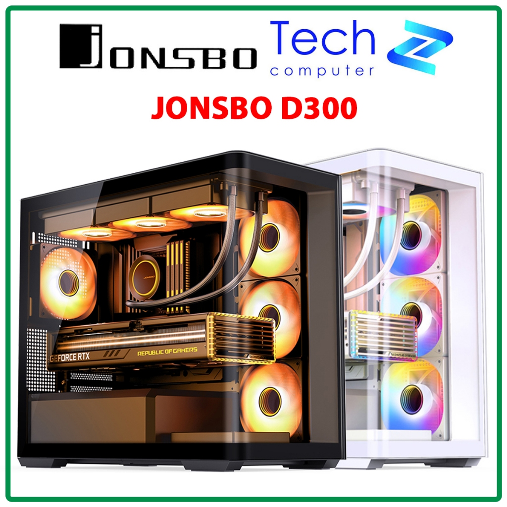 Vỏ Case JONSBO D300 ( MATX, Kính Cong) | Shopee Việt Nam