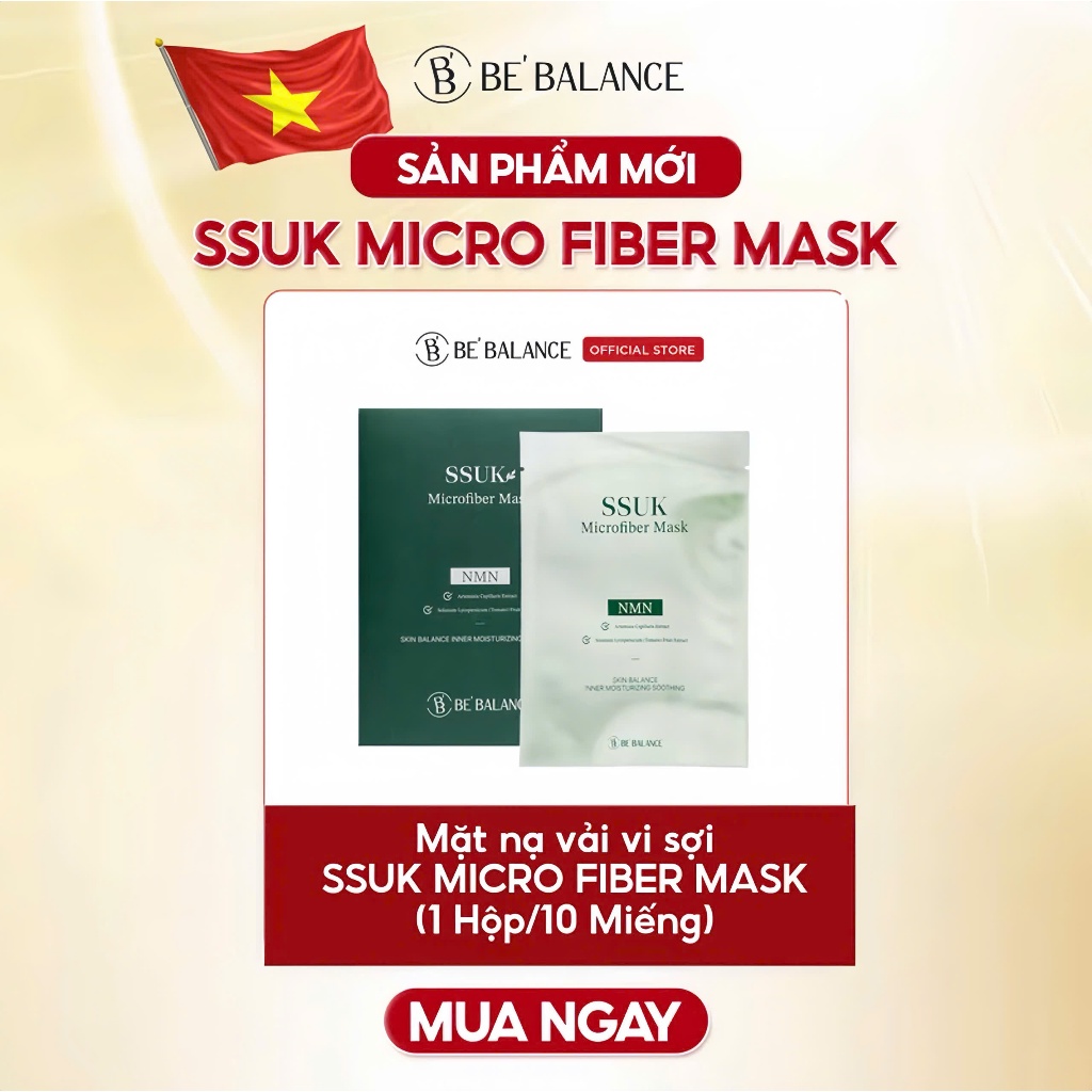 [New] SSUK MICRO FIBER MASK - Mặt nạ dành cho da nhạy cảm (1 hộp 10 ...