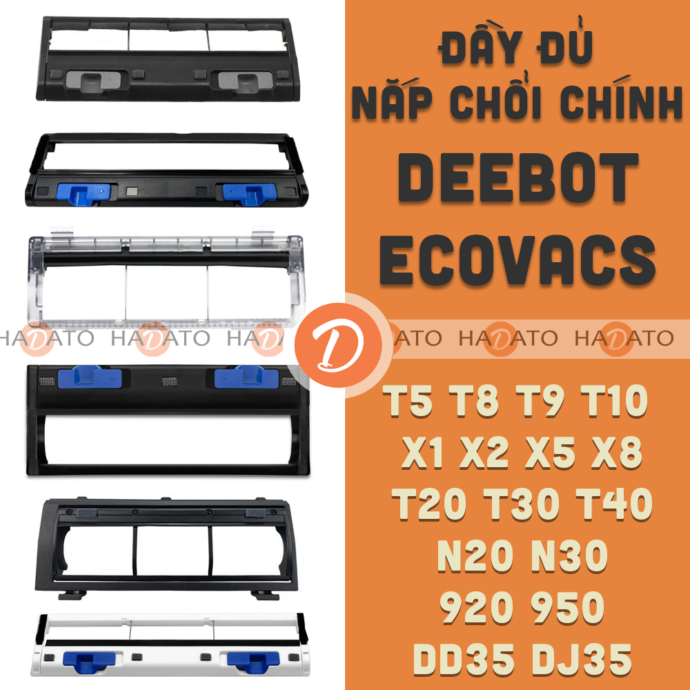 Nắp chổi chính Nắp chổi cuộn Giá đỡ chổi chính robot T5 T8 T10 T20 T30 T50 X1 X2 X5 X8 N20 N30 ...