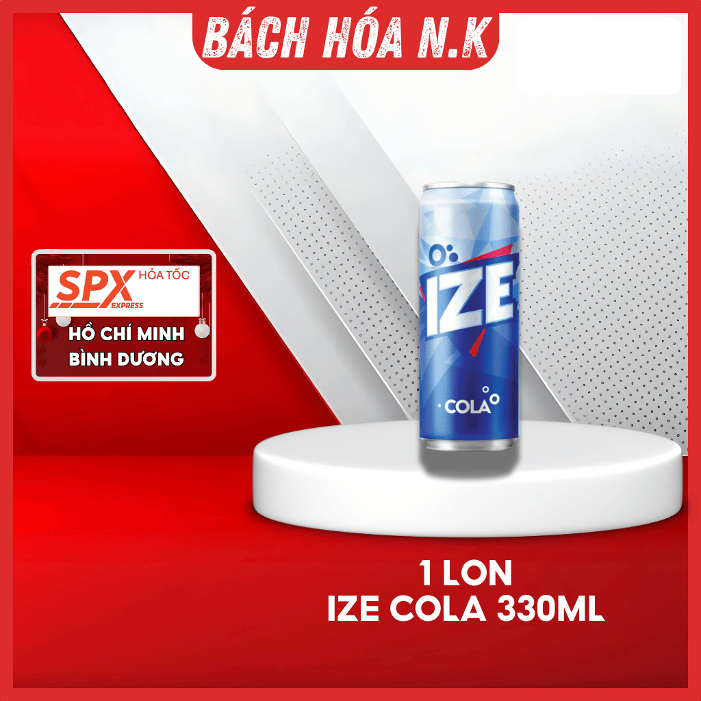 [SIÊU TỐC] Nước Giải Khát IZE Vị Cola tươi nhập khẩu Campuchia lon ...