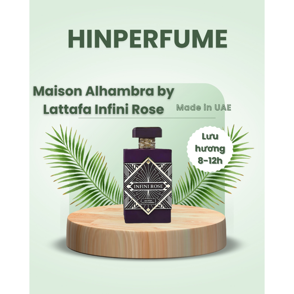 Nước hoa Lattafa Infini Rose chính hãng - Hinperfume - Fullbox | Shopee ...