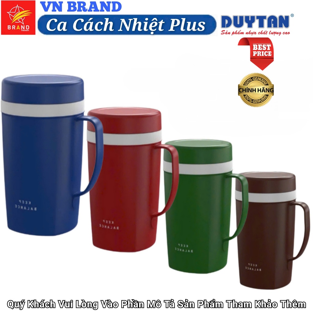 💝 VN BRAND 💝 Ca Cách Nhiệt Plus 350 - 500 - 750 - 1000ml Duy Tân nhựa ...