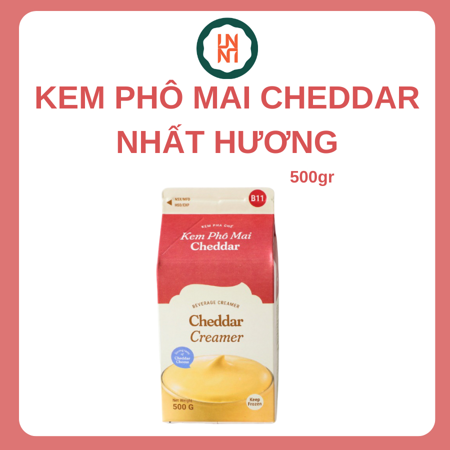 Kem Phã Mai Cheddar Nháº T Hæ æ Ng 500g Shopee Viá T Nam