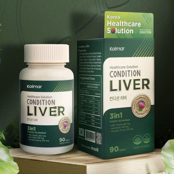 Viên Uống Kolmar Condition Liver (Hộp 90 Viên) – Hỗ Trợ Giải Độc & Tăng ...
