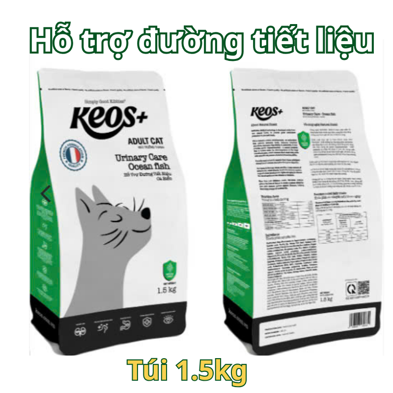 Thức ăn hạt cho mèo KEOS hỗ trợ Tiết Liệu nâng cao sức đề kháng da khỏe lông mượt | Shopee Việt Nam