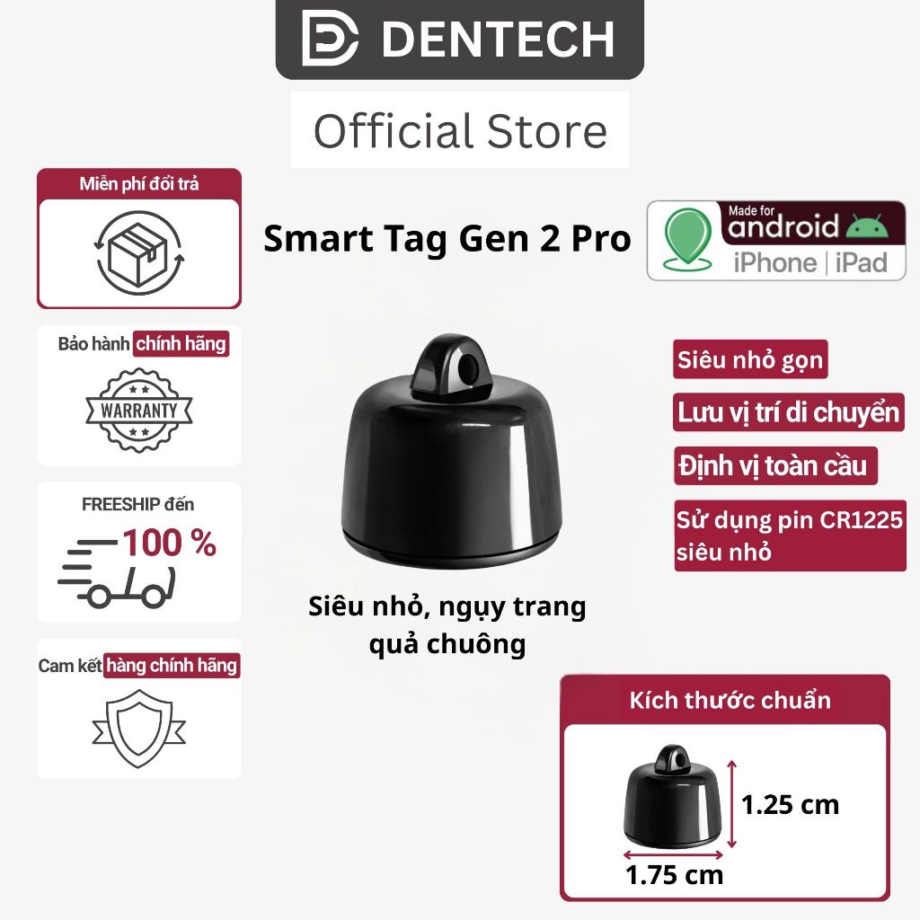 [ĐỊNH VỊ SIÊU NHỎ] Thiết Bị Định Vị Theo Dõi Smart Tag Gen 2 PRO - Sử ...