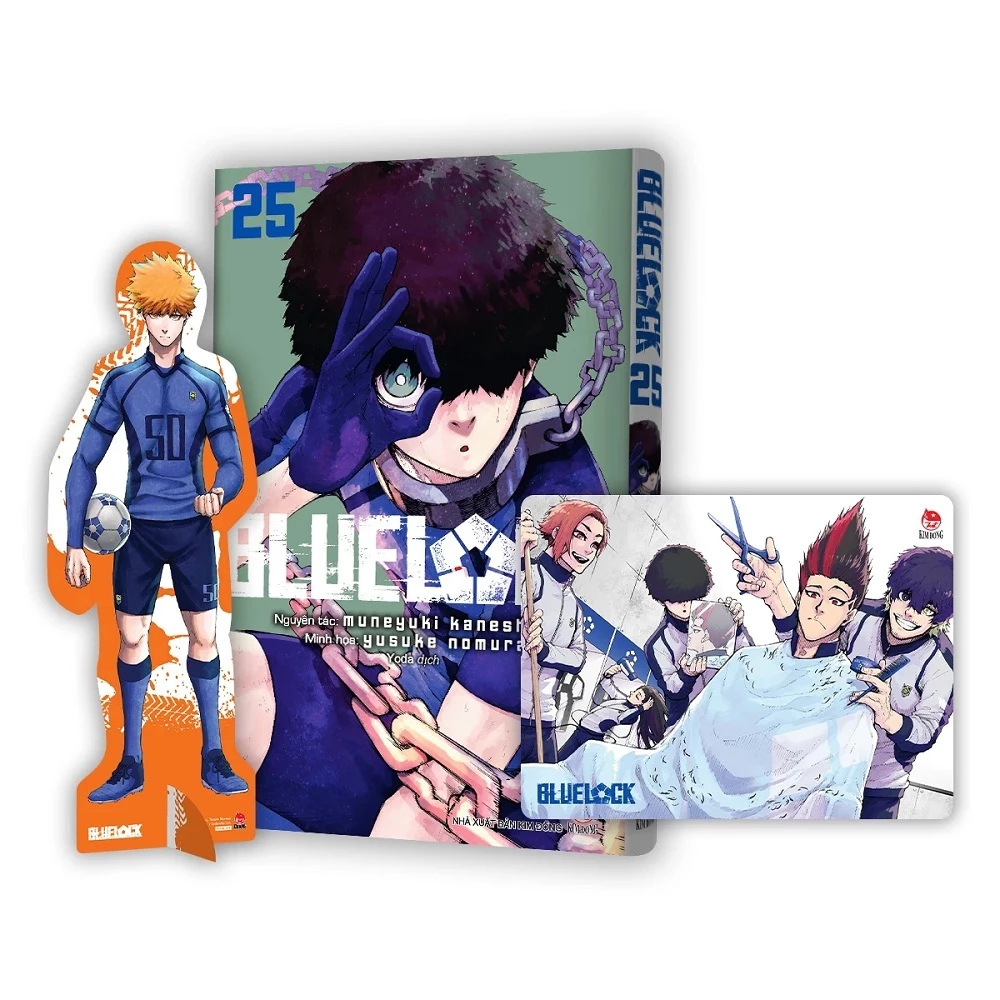 Truyện tranh: Blue Lock tập 25 bản thường (Tặng Kèm Card PVC + Standee ...