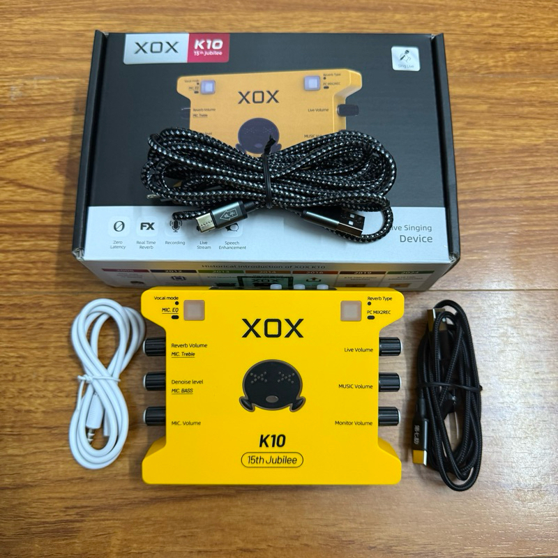 Siêu Phẩm sound card XOX K10 15th jubilee 2025 có bluetooth , chế độ EQ ...