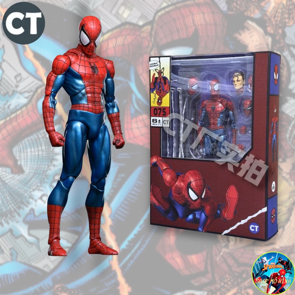 Mô Hình CT Spider Man 075 - Mafex spiderman 075 hãng CT Toys | Shopee ...