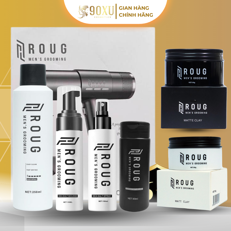 Sáp Vuốt Tóc ROUG, Gôm Xịt Tóc, Bọt tạo kiểu tóc, Xịt tạo phồng tóc ...