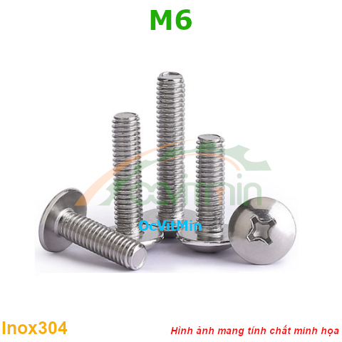 Ốc Bake Đầu Dù M6 Inox 304 Hơi Hút Nam Châm | Shopee Việt Nam