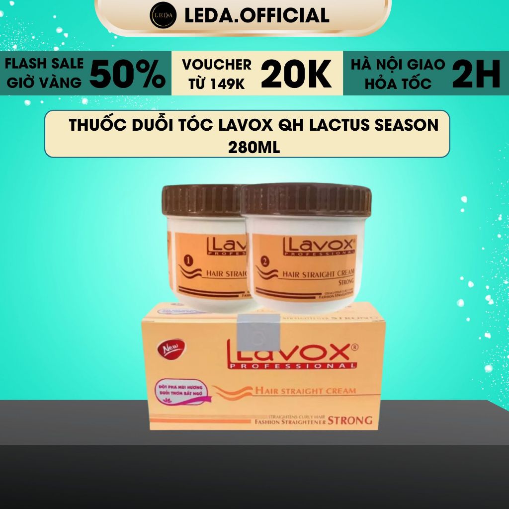 Thuốc duỗi tóc Lavox QH Lactus season phá mái bò liếm nam nữ, thuốc ép ...