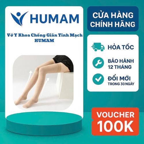 Vớ Y Khoa Chống Giãn Tĩnh Mạch HUMAM – Hàng Chuẩn Y Tế, Ép Áp Lực Chuẩn ...