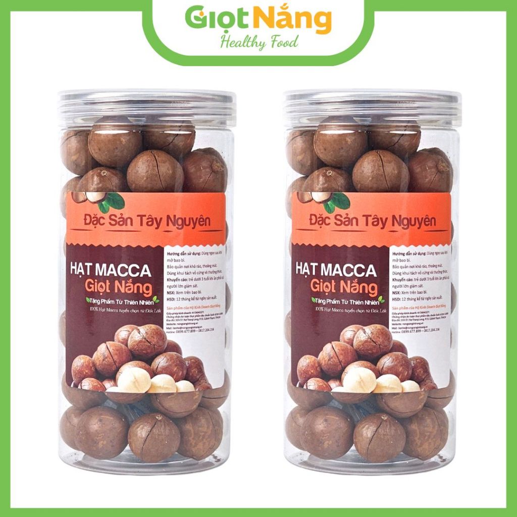 Combo 2 Hộp Hạt Macca Size A Đắk Lắk Sấy Lạnh Dinh Dưỡng Không Hôi Dầu ...