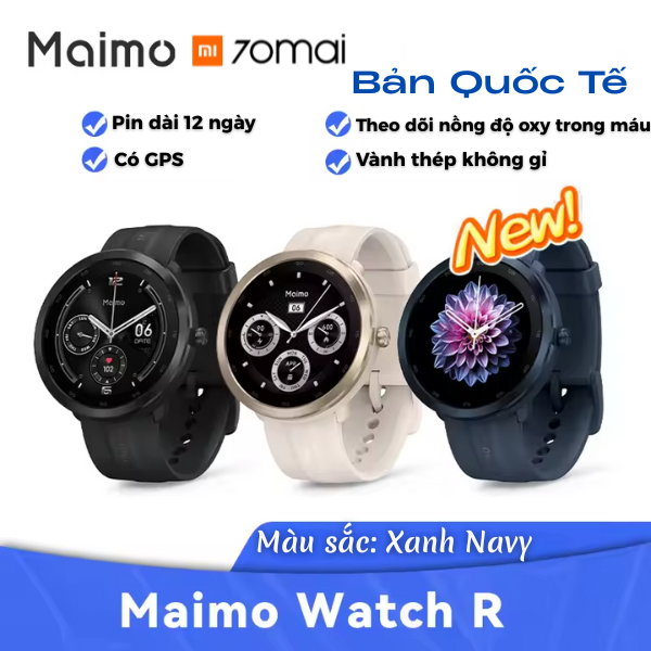 Đồng Hồ Thông Minh Xiaomi 70mai Maimo Watch R Toàn Cầu 1.3" TFT Thép ...