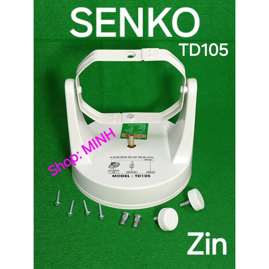 Chân đế quạt Senko TD105 zin theo máy – thân chân đế kèm ốc chuồn ốc ...