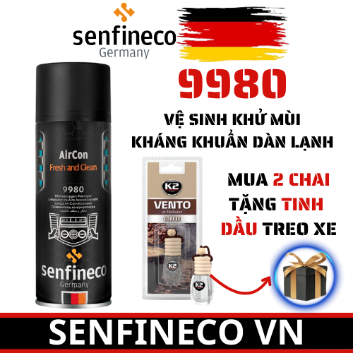Senfineco 9980 Khử Mùi Kháng Khuẩn Dàn Lạnh - AirCon Fresh And Clean ...