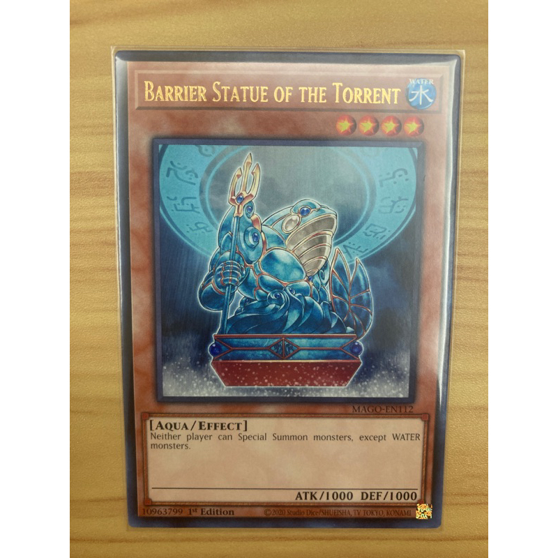 Thẻ bài YUGIOH - TCG - Barrier Statue of the Torrent - MAGO-EN112 ...