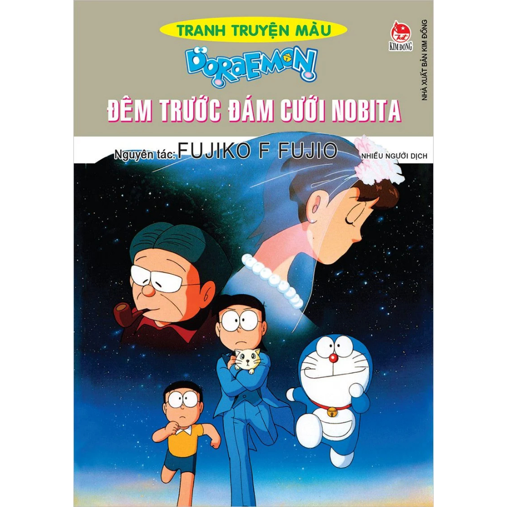 Sách - Doraemon Tranh truyện màu - Đêm trước đám cưới Nobita | Shopee ...