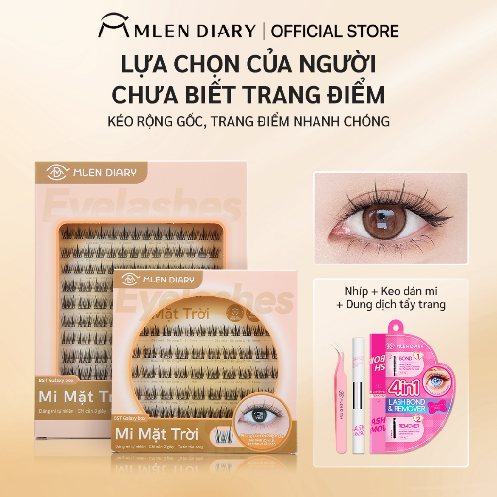 BST GALAXY BOX MLEN DIARY CHÍNH HÃNG-TỔNG HỢP SUN,MOON,STAR Mi Cụm Mềm ...