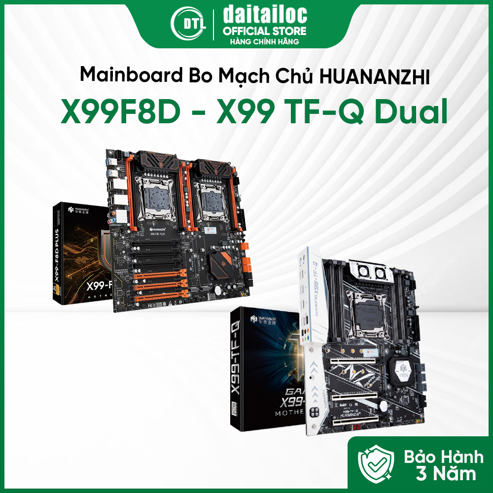 Mainboard Bo Mạch Chủ HUANANZHI X99 F8D X99 TF-Q Dual CPU DDR4 - Hàng Chính Hãng | Shopee Việt Nam