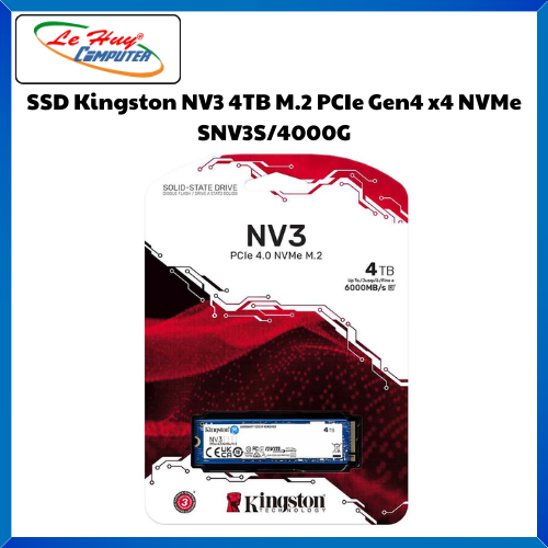 Ổ Cứng Máy Tính SSD Kingston NV3 4TB M2 NVMe PCIe Gen4x4 SNV3S/4000G - Hàng Chính Hãng | Shopee ...