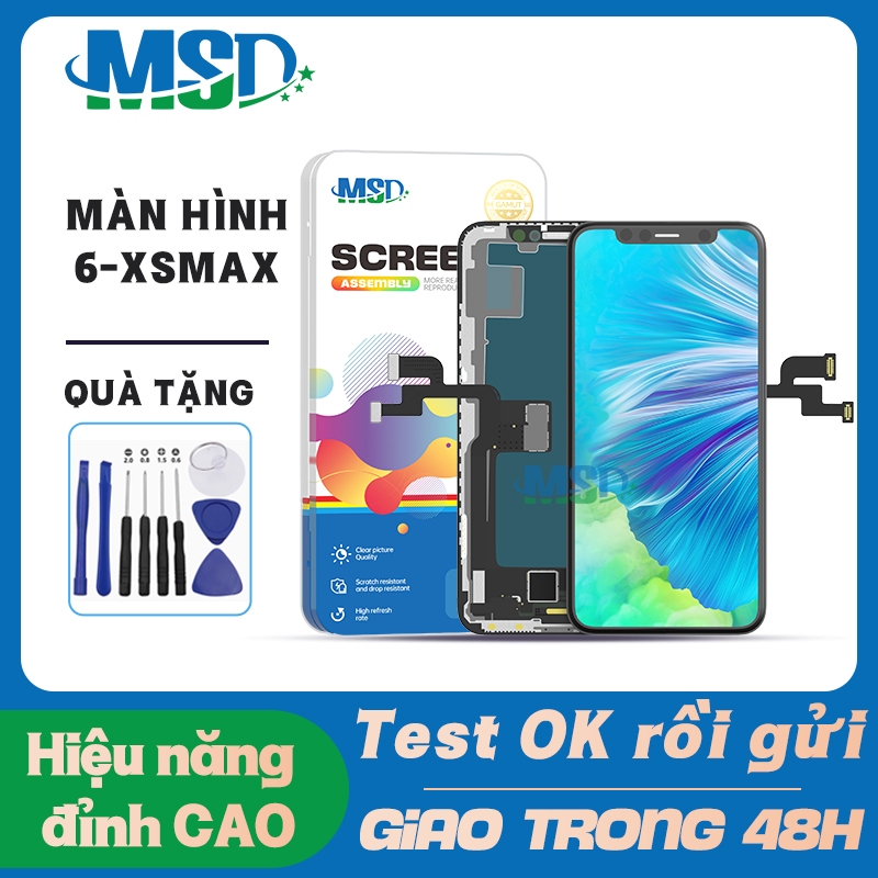 Màn hình MSD thay thế cho 6G 6PLUS 6S 6SPLUS 7G 7PLUS 8G 8PLUS X XS XR XSMAX | Shopee Việt Nam