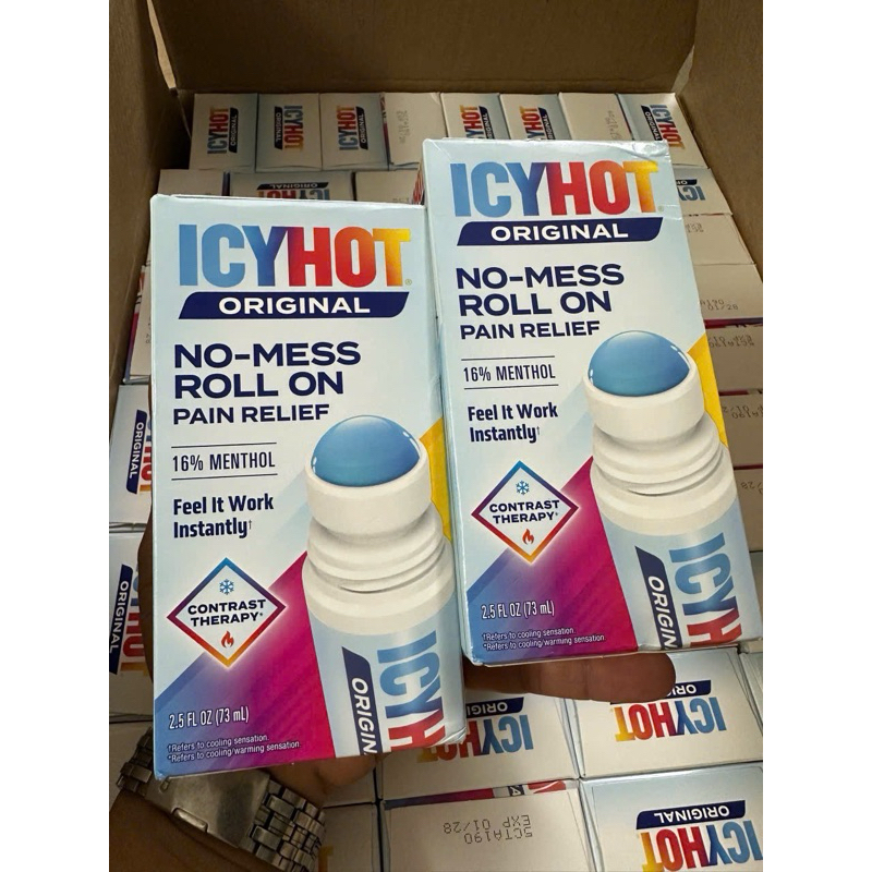 Dầu nóng dạng lăn Icyhot pain relief Mỹ 73ml 2028 | Shopee Việt Nam